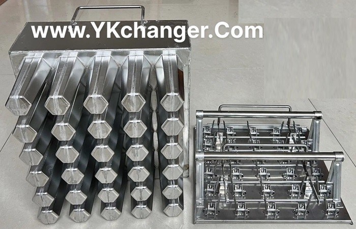 Big hexgonal ice cream popsicle molds stainless steel ice pop frozen ...