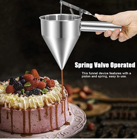Piston funnel ice cream filler manual ice cream filler funnel in ...