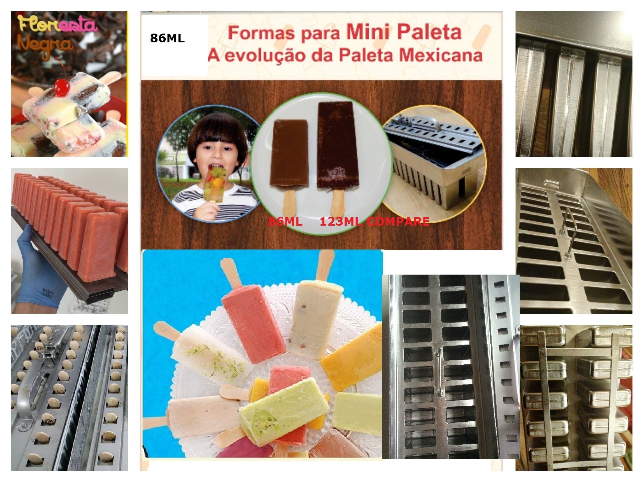 stainless steel ice pop 26mold ice cream mould popsicle mold ata formas ...